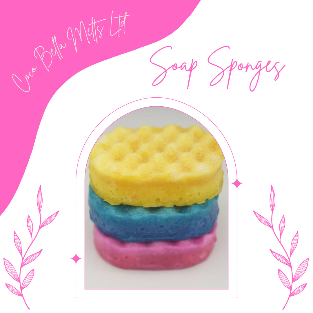 Soap Sponges – Coco Bella Melts LTD